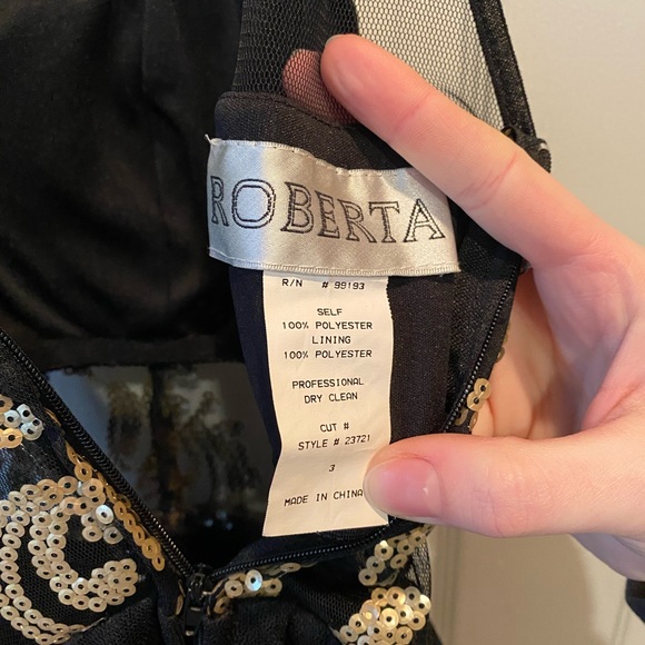 Roberta Bridal | Dresses | Roberta Short Gold Sequin Dress | Poshmark